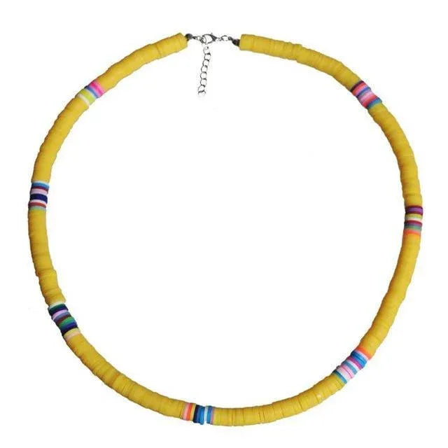 Collier Surfeur Jaune | Baba Surf