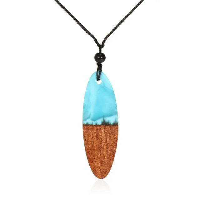 Collier Planche de Surf en Bois | Baba Surf
