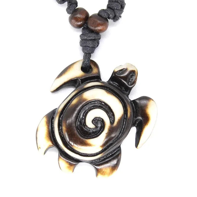 Collier Tortue Bois | Baba Surf