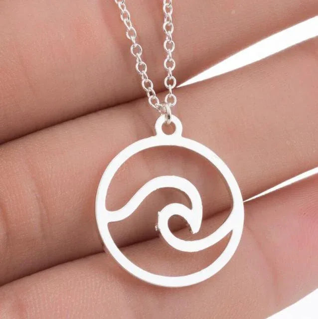 Collier Surf Vague Or ronde | Baba Surf